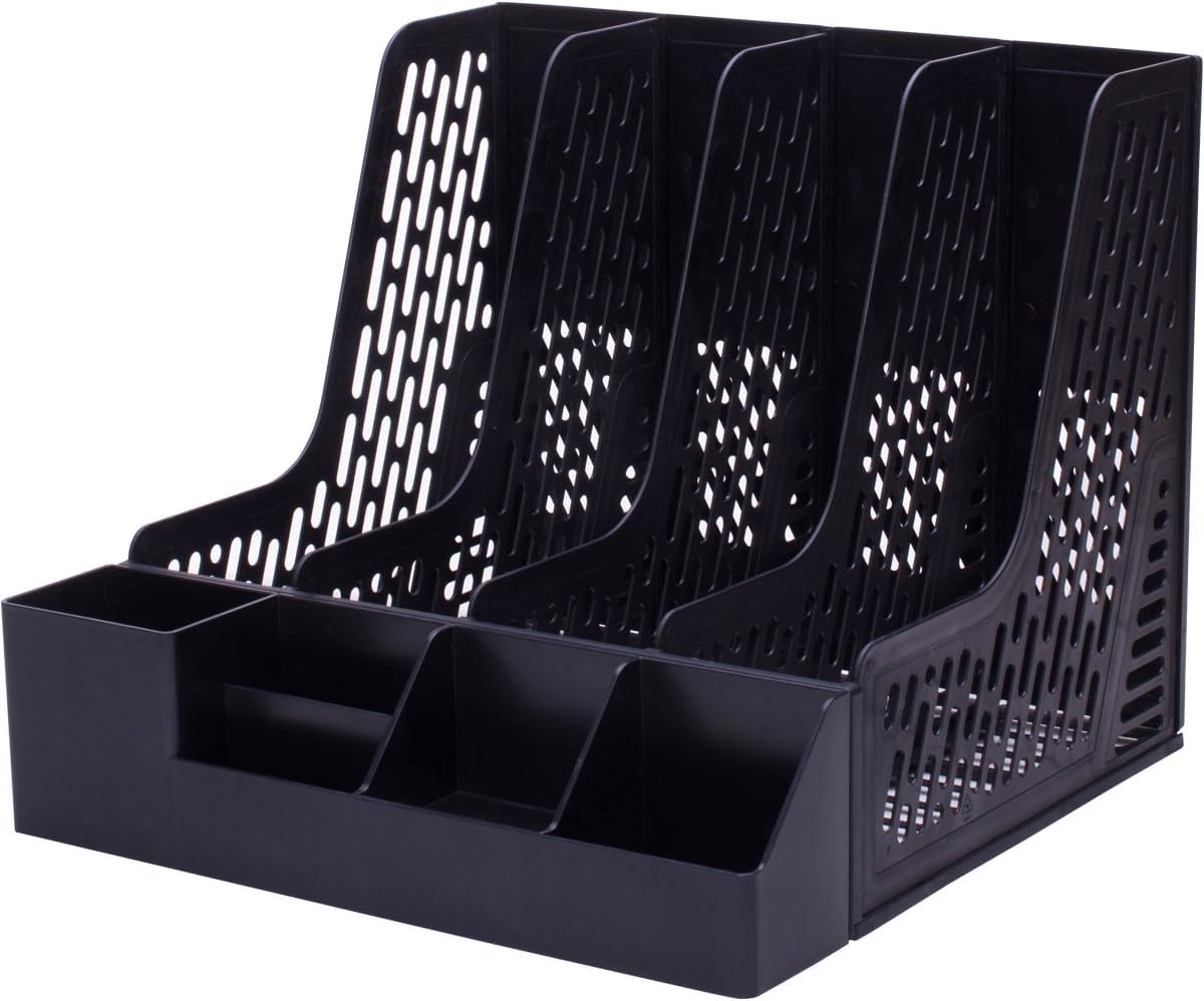 deli Binder Holder Organizer Magazine File Folder Holder with ...