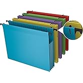 Amazon.com : Staples Poly Expanding Hanging File Pockets, Letter ...