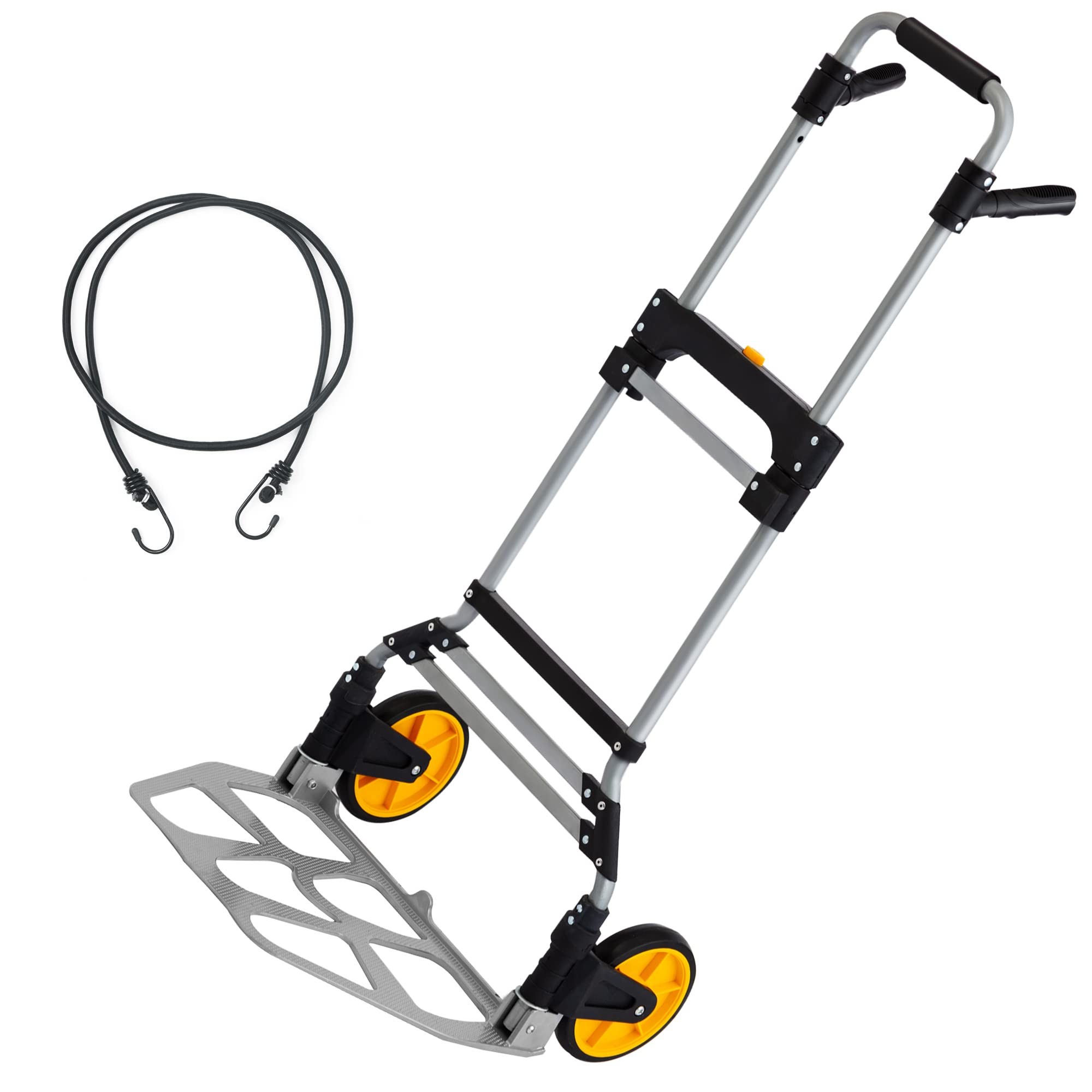 Mua 265lbs Capacity Large Size Double Handle Dolly Cart with Ropes ...