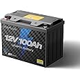 Amazon.com: EF ECOFLOW 12V 100Ah LiFePO4 Battery, Built In 100A BMS Group 27 Lithium Battery ...