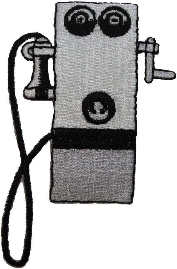 Amazon.com : ID 3585 Old Fashioned Crank Phone Patch Telephone ...