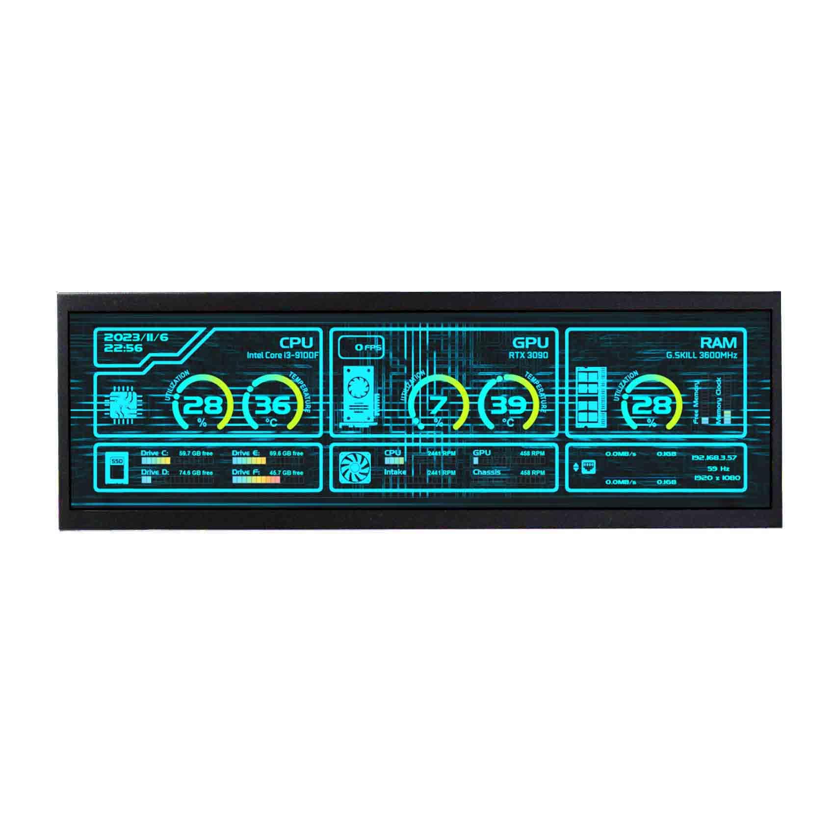 Mua VSDISPLAY 14.5'' 14.5 Inch 2560x720 2K IPS LCD Monitor Stretched ...