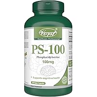 AOR - PS-100 100mg, 120 Capsules - Phosphatidylserine Supplement for ...