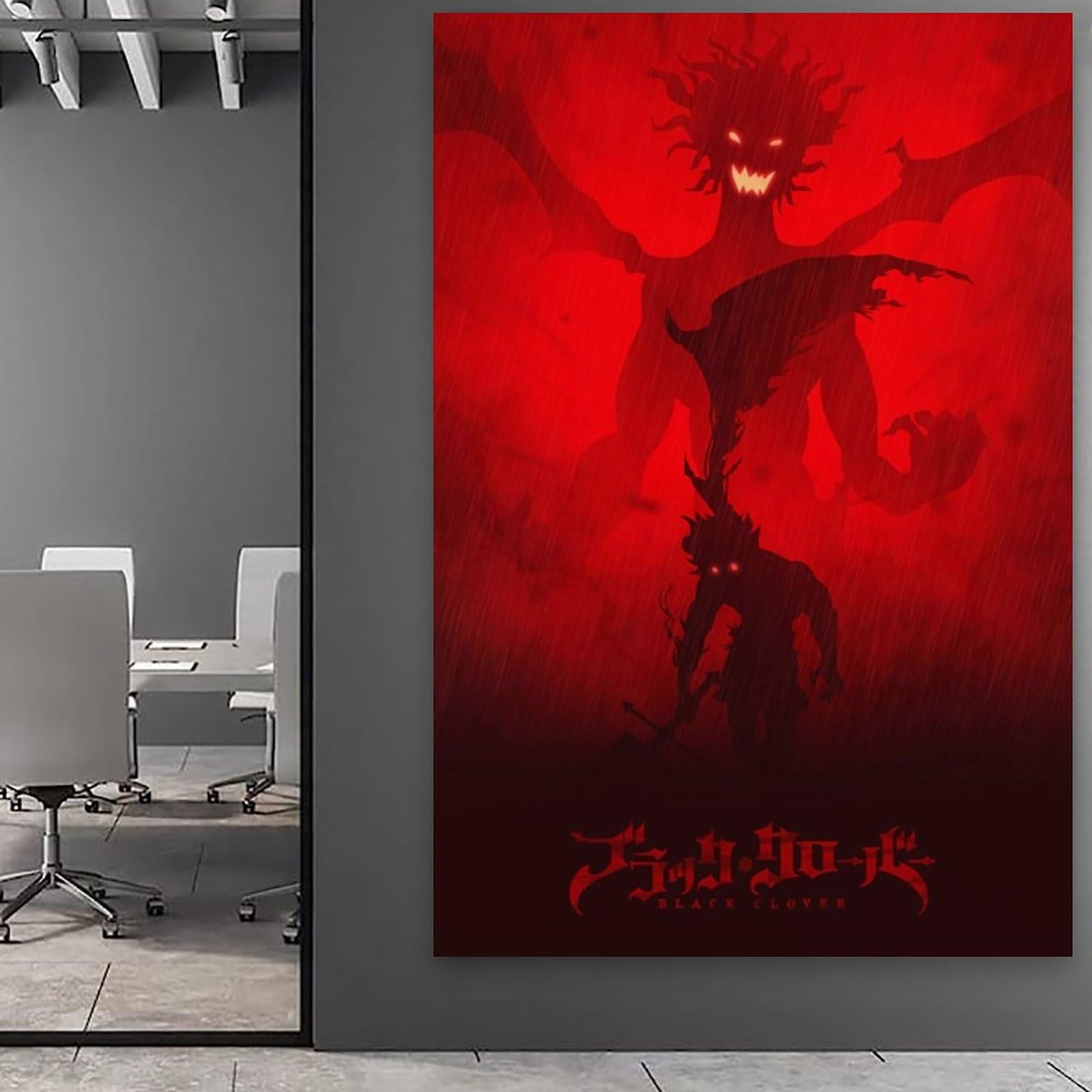 Clickting Black Clover Anmie Poster Asta Comic Canvas Art Poster And ...