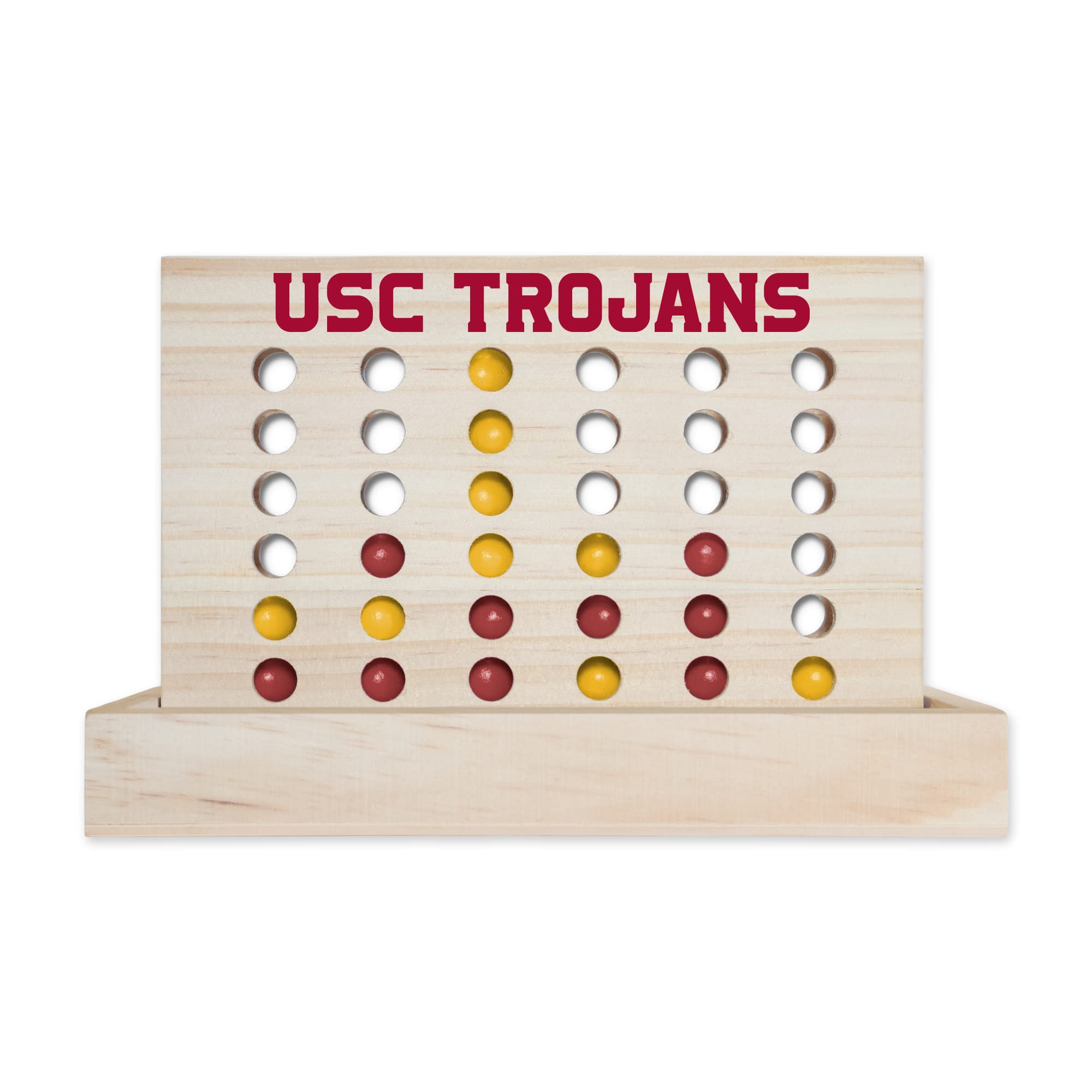 Mua Rico Industries NCAA Wooden 4 in a Row Board Game Line up 4 Game ...