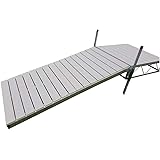 Patriot Docks 4ft. x 8ft. Universal Shore Ramp Kit - Poly Deck Panel ...
