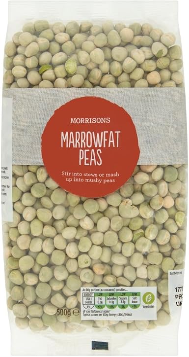 Morrisons Marrowfat Peas, 500 g: Amazon.co.uk: Grocery