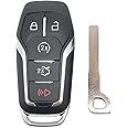 Amazon.com: Horande Replacement Key Fob Cover Case fit for Ford Fusion ...