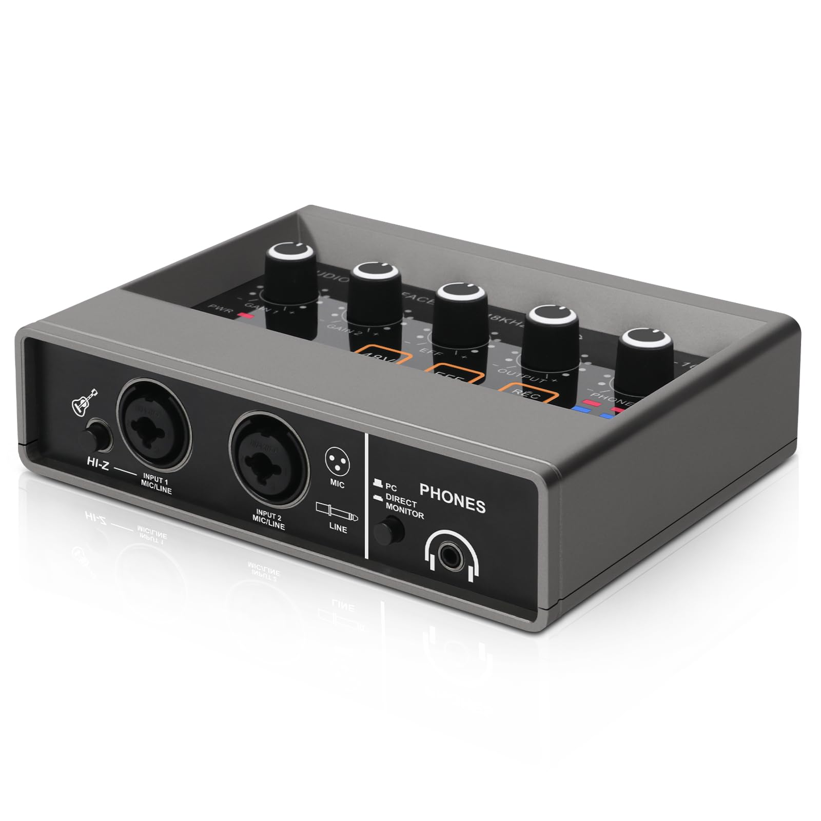 XTUGA USB Audio Interface for PC with Touch Model 16 bit/48 kHz, DSP ...