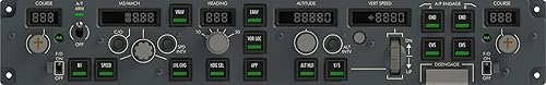 COCKPITMASTER Flight Simulator Mode Control Panel CS 737X MCP, PMDG ...