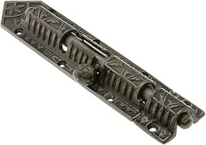 Amazon.com: Cast Iron Victorian Slide Bolt with Aesthetic Movement ...