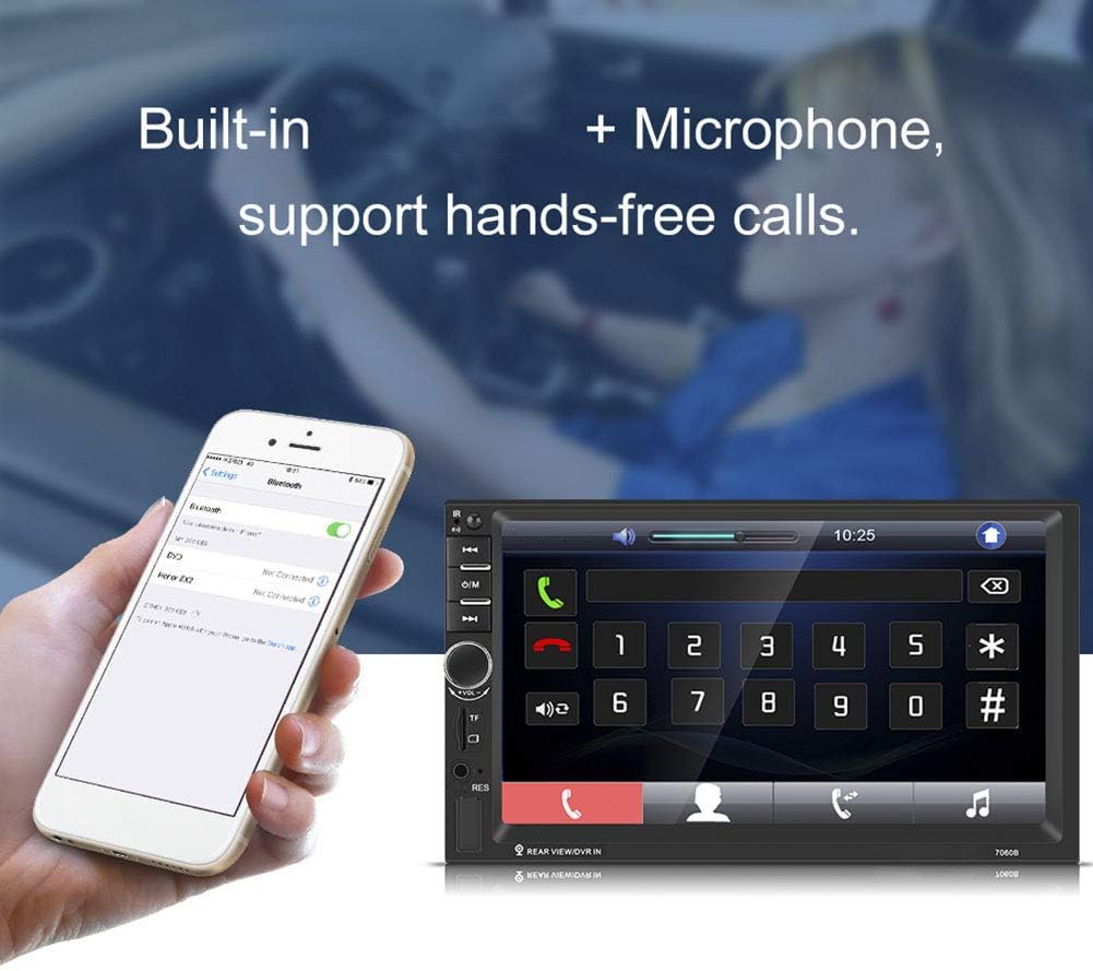 Car MP5, 7060B 7inch HD TFT Touch Screen Bluetooth Car MP5 Video Player ...