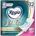 Papel Higiénico Regio Just 1 Hojas Cuadruples Paquete Con 32 Rollos ...