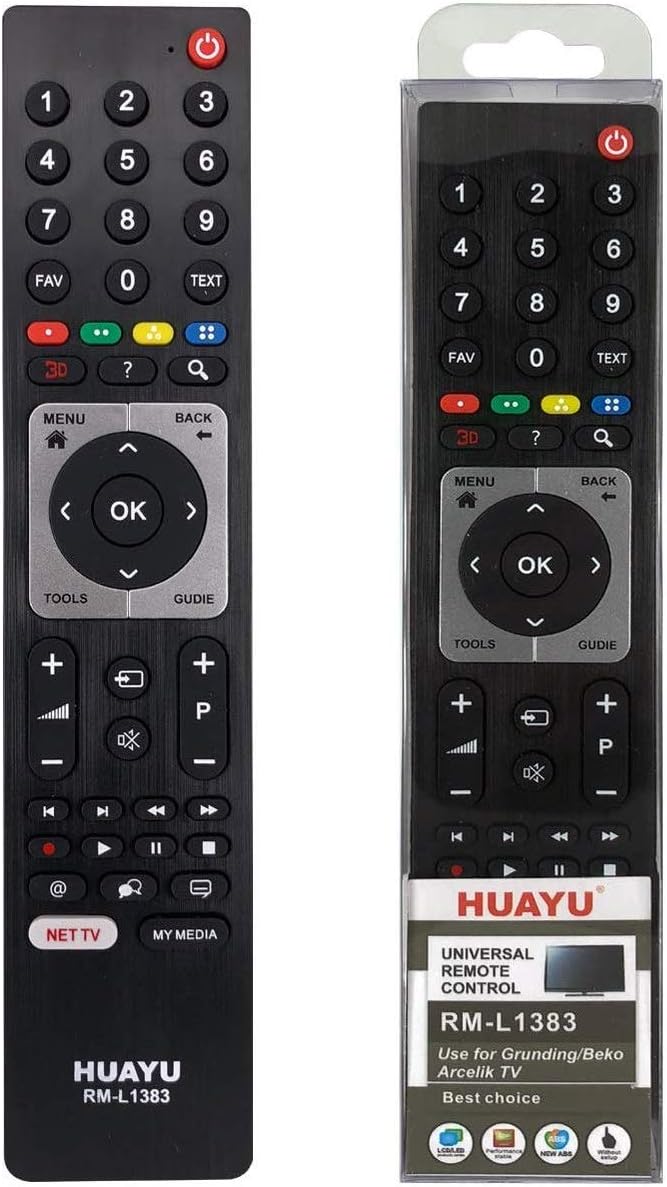 Huayu RM-L1383 - Mando a distancia universal para el botón Netflix de ...