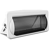 Amazon.com: Pyle Water Resistant Marine Stereo Cover - Smoke Colored ...