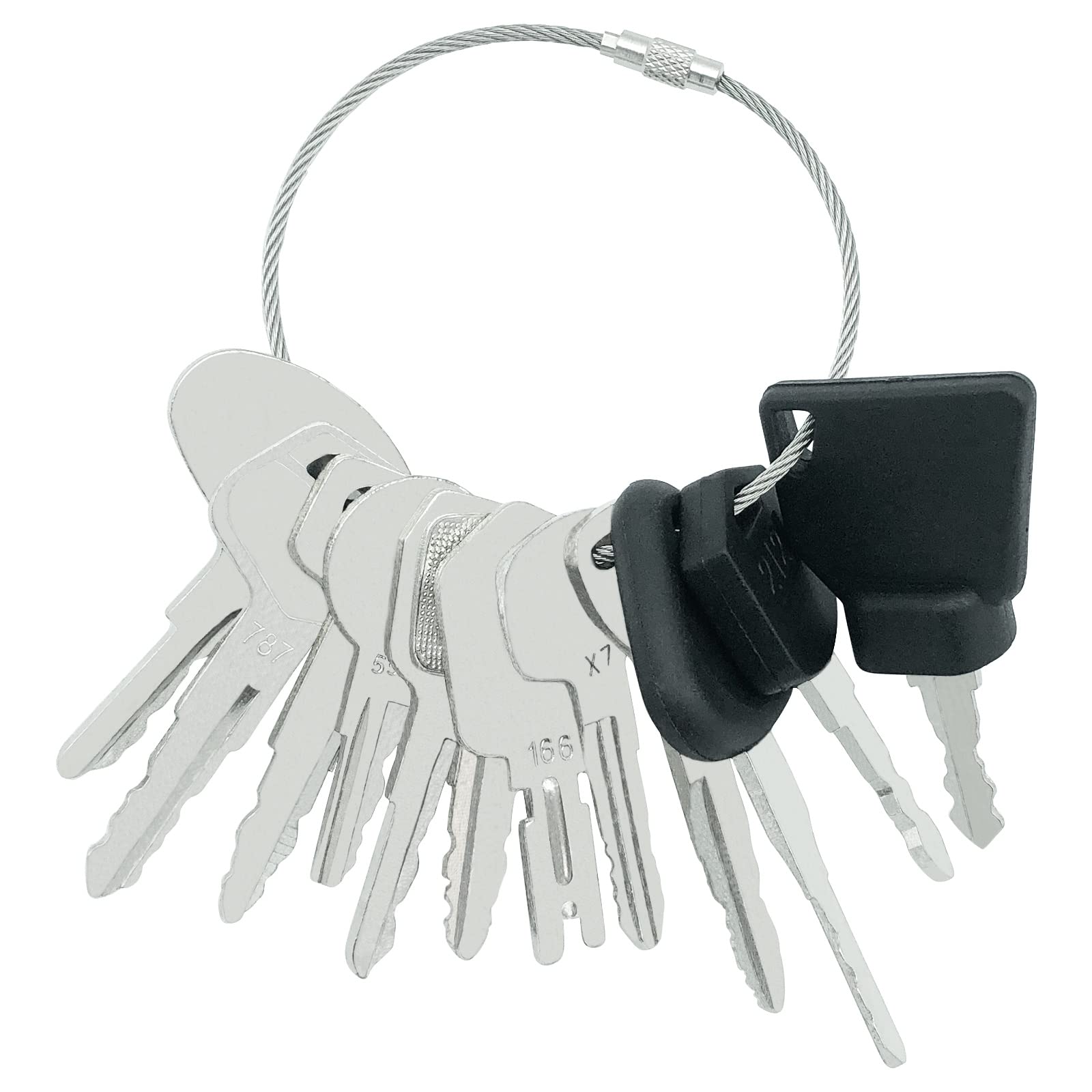 Mua 12 Heavy Equipment Master Key Set for Forklift Ignition ...