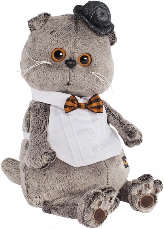 Scottish Fold Kitty Cat Plush Stuffed Soft Toy 7.5'' Budi Basa Basik ...