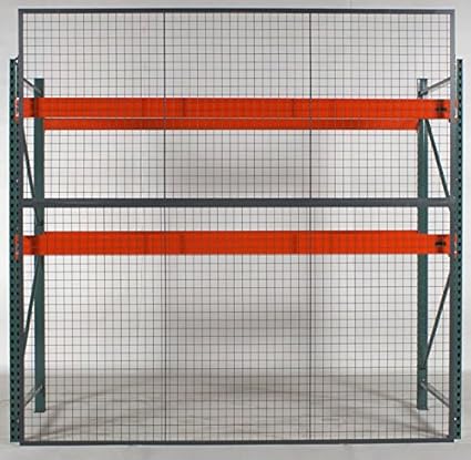 Wirecrafters - RackBack Wire Mesh Pallet Rack Enclosure - Back Panel 96 ...