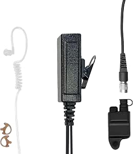 Mic & Earpiece Law Enforcement Kit- Acoustic Tube, Earmolds, Ear Buds ...