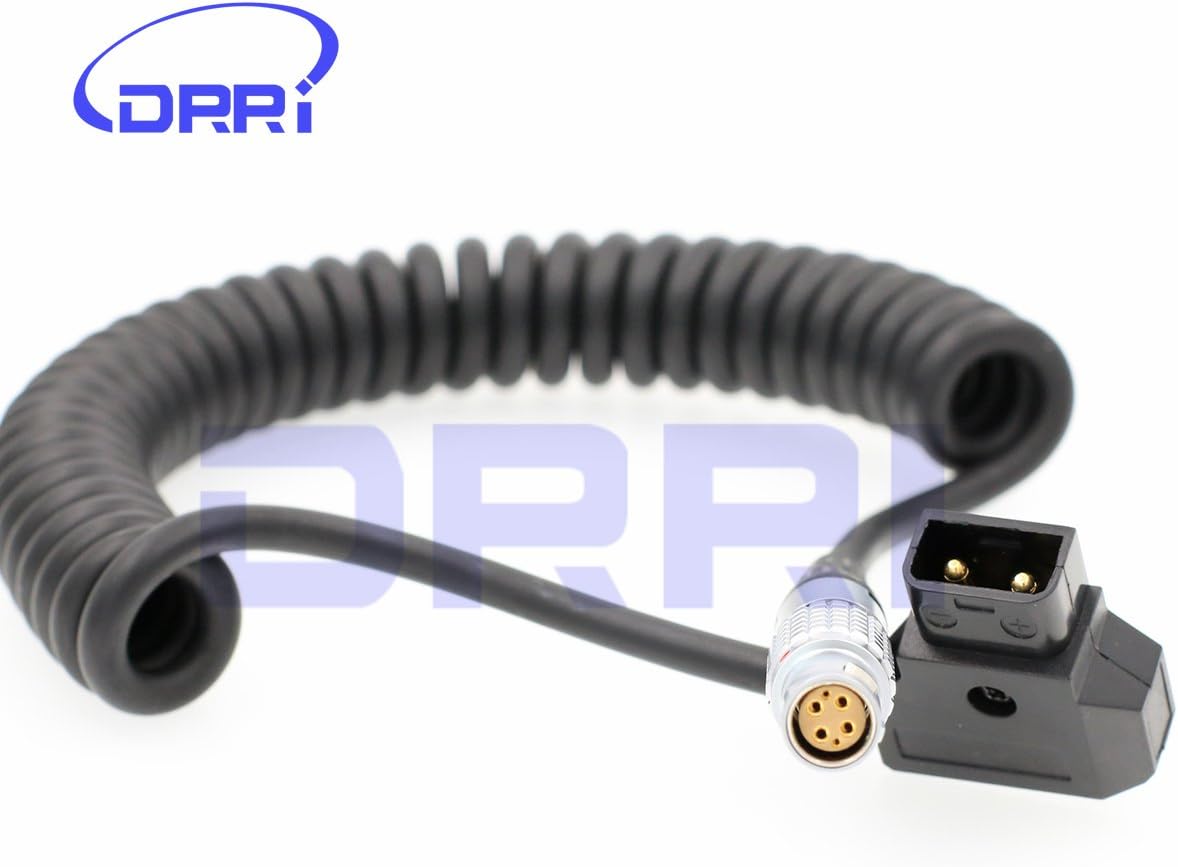 Amazon.com: DRRI 1B 6 pin Female to Dtap Power Coiled Cable for Ronin ...