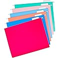 Amazon.com : Y YOMA 12 Pack Colored Hanging File Folders Letter Size ...