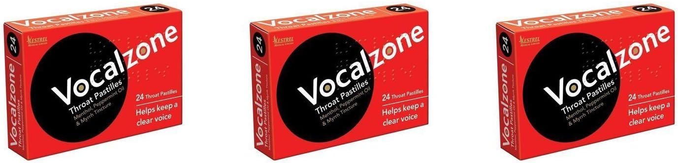(3 PACK) - Vocalzone Vocalzone Throat Pastille Tablets | 24s | 3 PACK ...
