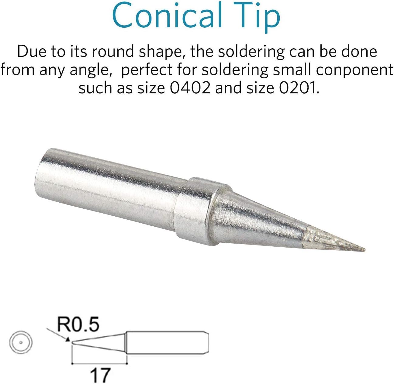 Set of 5 Shapes GeToo ET Series Soldering Tip for Weller WES51,WE1010 ...