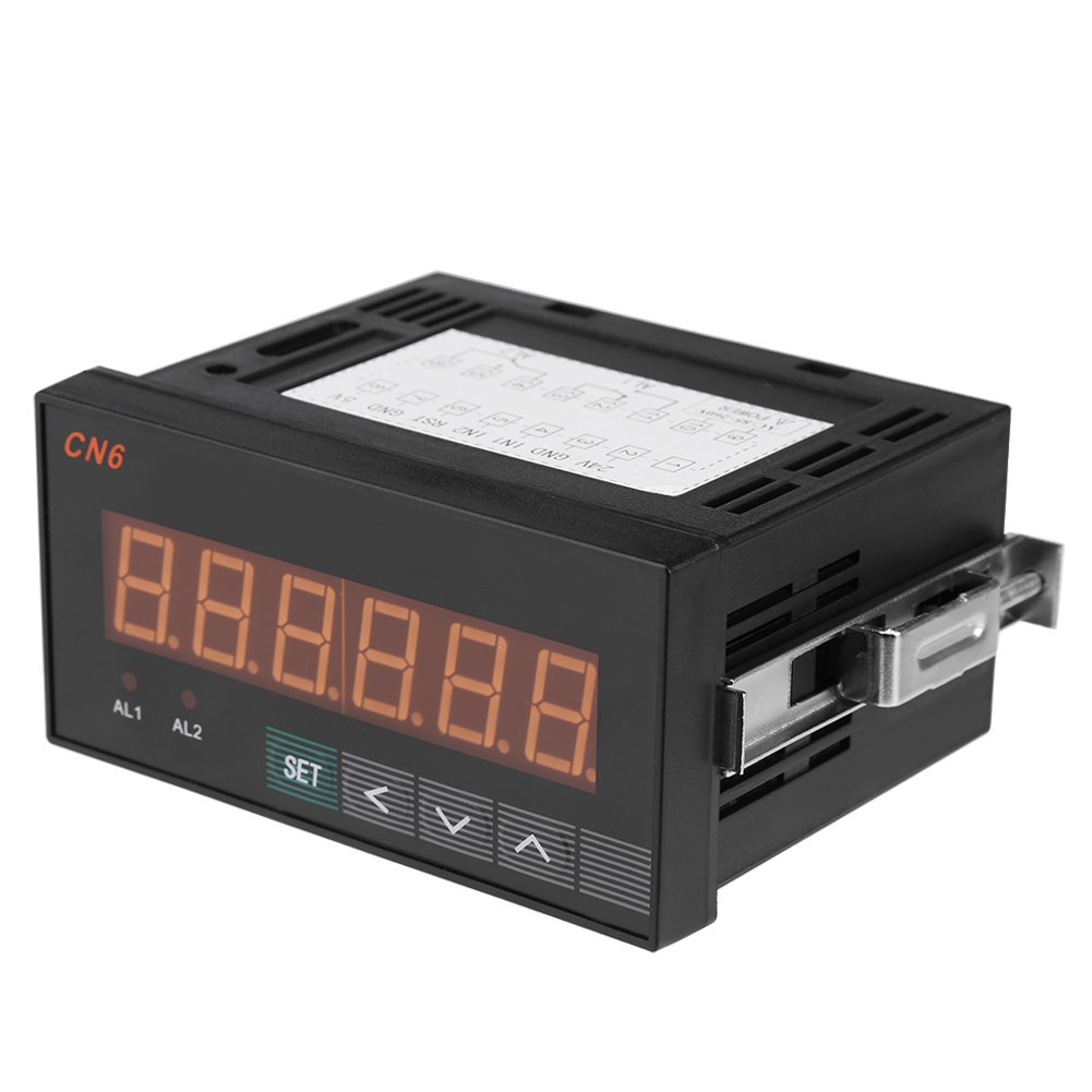 Multifunctional 6-Digital LED Counter Grating Encoder Display Meter ...