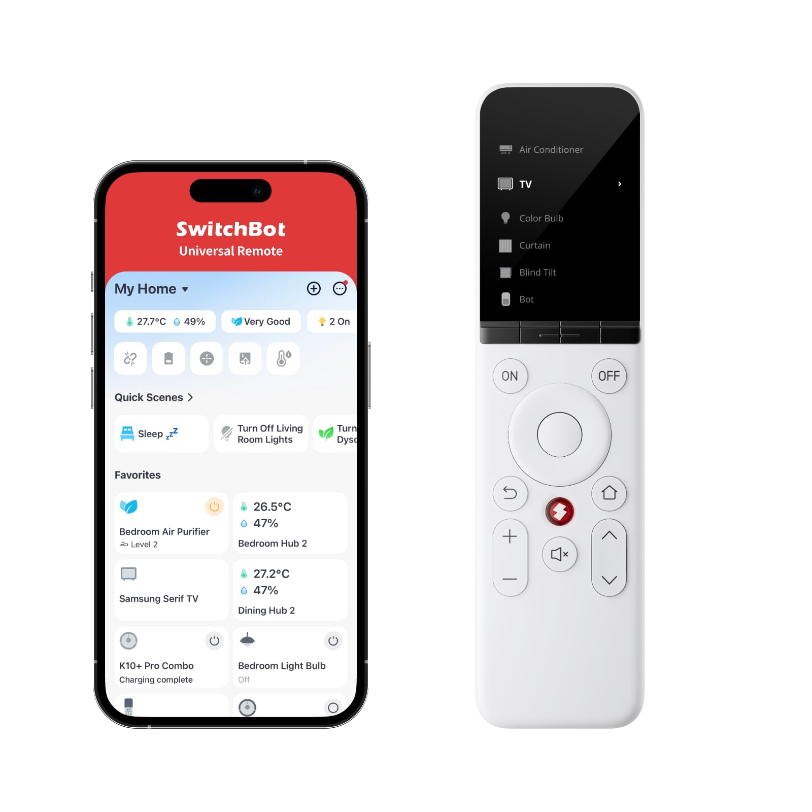 Switchbot Multi Use Smart Universal Remote Control With Customized App