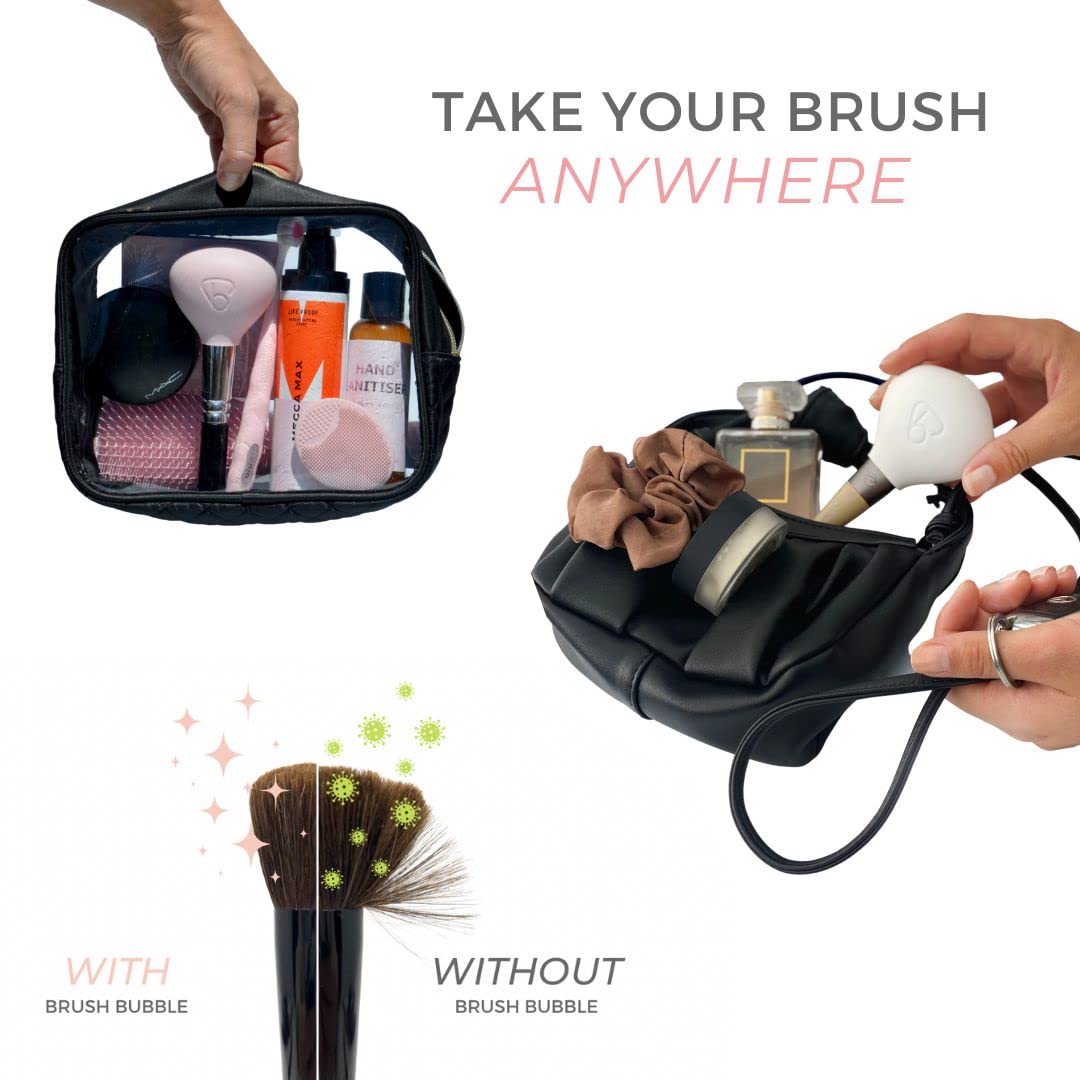 Mua Original Brush Bubble Silicone Makeup Brush Covers for Travel, A ...