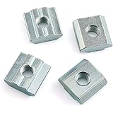 Amazon.com: M8 Thread T Spring Nut, Mergorun Silver European Standard 40 Series Aluminum Slot ...