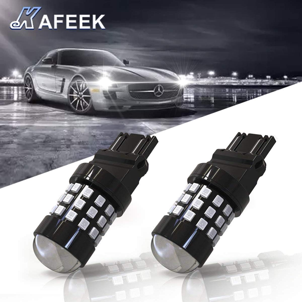 Amazon.com: KAFEEK 2× Super Bright 3056 3156 3057 3157 3156CK/3157CK ...