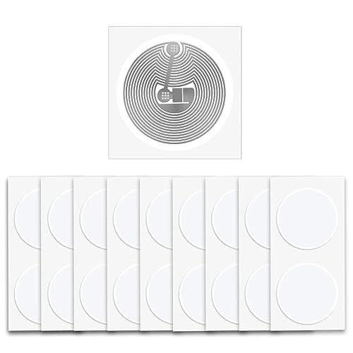 200pcs NTAG213 Tag NFC Stickers, Blank Rewritable, 25mm Round, 144 Byte ...