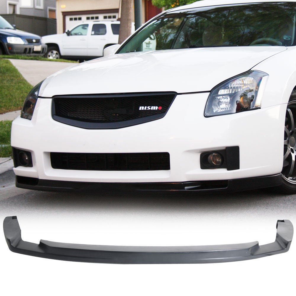 Body 07-08 Nissan Maxima JDM Urethane A-Spec Add-On Front Bumper Lip ...