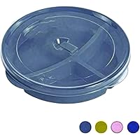 Amazon.com: Microwave Food Storage Tray Containers - 3 Section ...