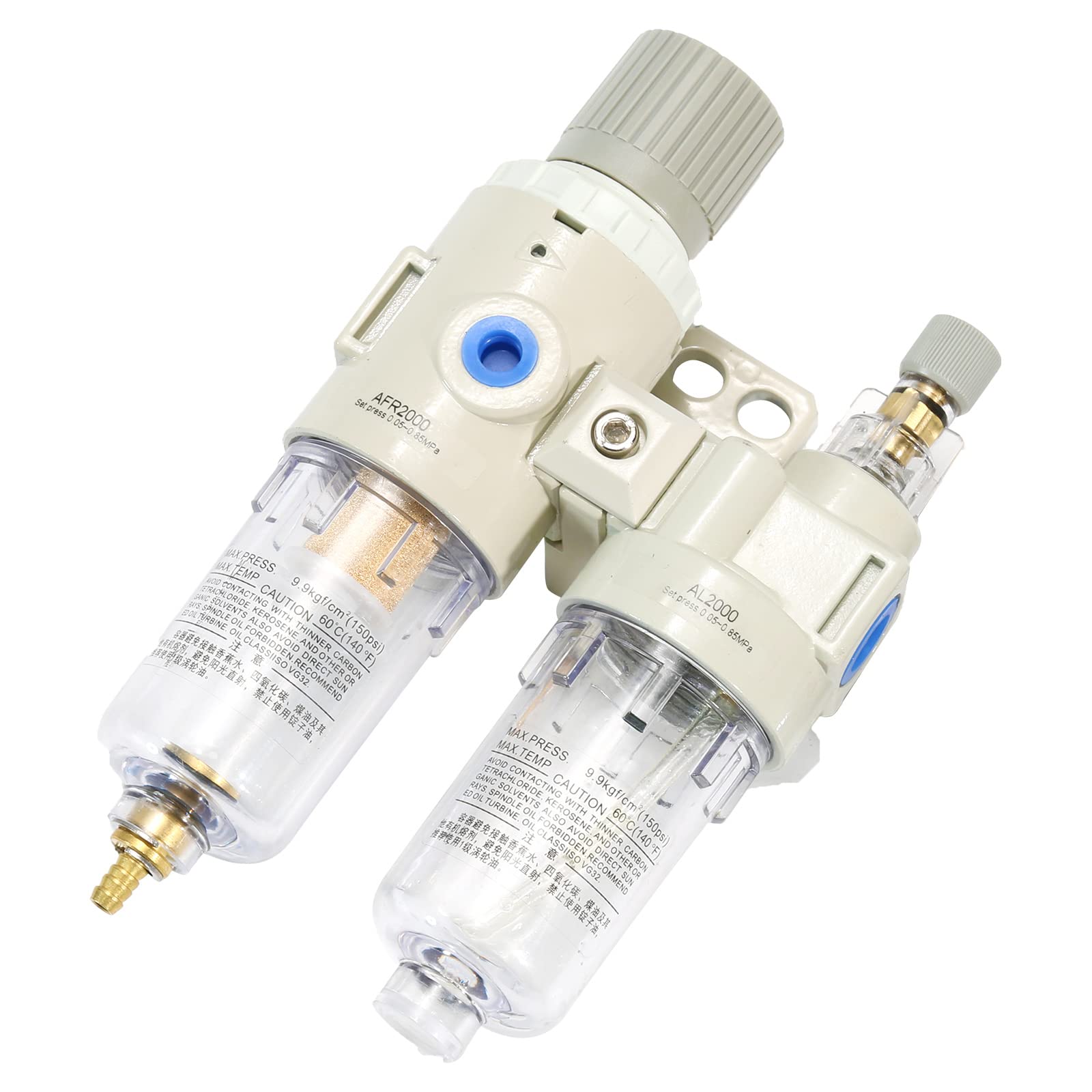 Mua 1/4" NPT Compressed Air Filter Regulator Lubricator Combo Pneumatic ...