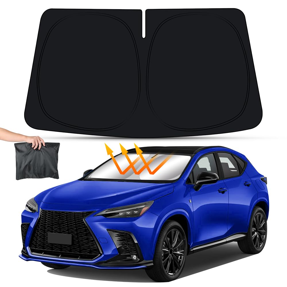 LUNQIN Car Sun Shade for Lexus NX 2022 2023 2024 2025 250 350 350h 450h ...