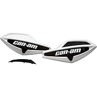 Amazon.com: Can-Am ATV Hand Guard/Wind Deflector Protector Kit White ...