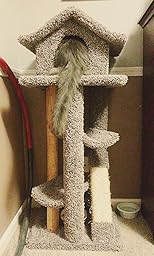 Amazon.com : New Cat Condos Premier Large Cat Pagodas Tree, Gray : Pet ...