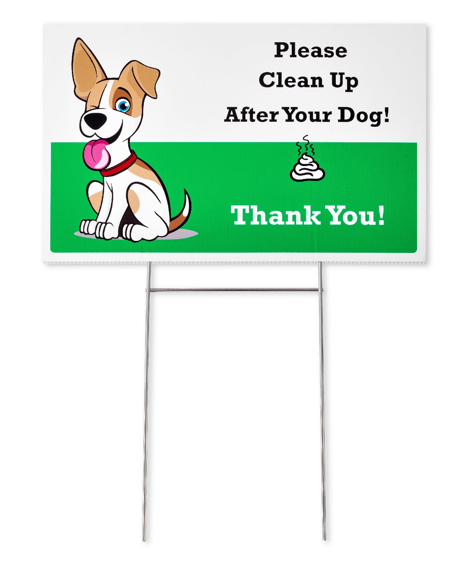 Mr. Pen- No Pooping Dog Signs for Yard, Yard Signs, Pick Up Your Dog ...