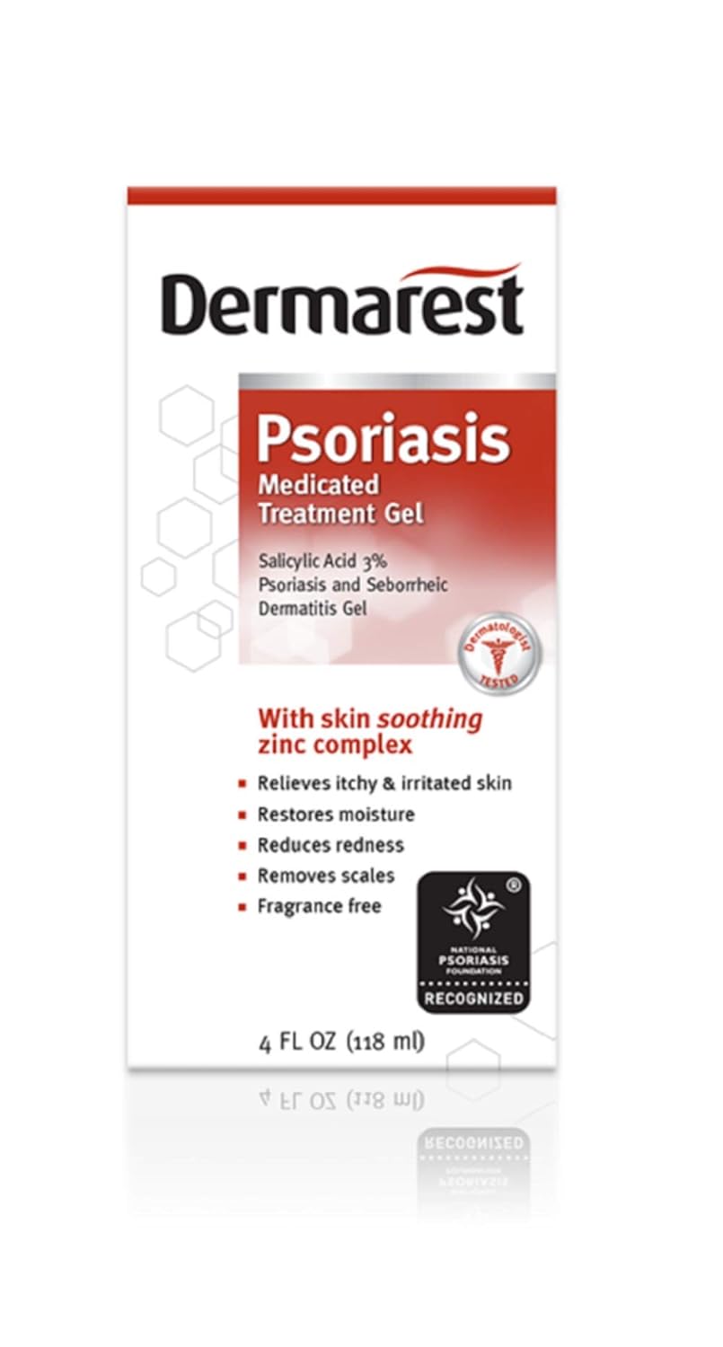Amazon.com : Dermarest Psoriasis Medicated Treatment Gel, 4 Ounces (4 ...