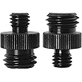 Amazon.com : 3/8Inch Male to 5/8Inch Male Threaded Tripod Screw Adapter LUORNG 2PCS 3/8 to 5/8 ...
