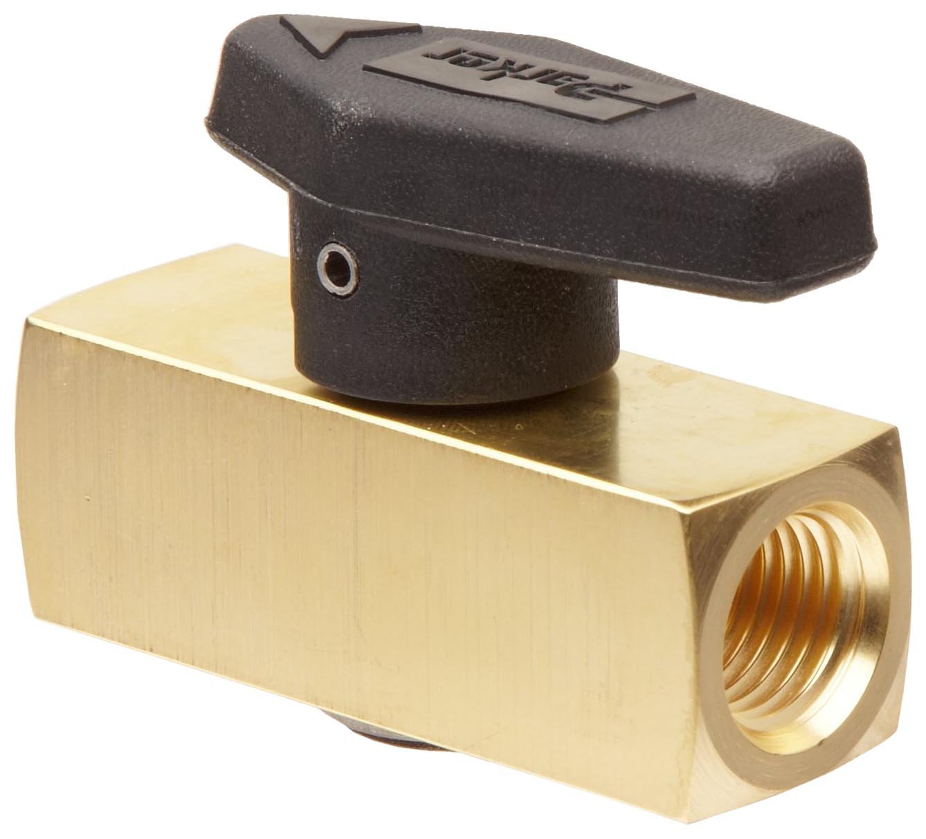 Parker 2F-PR4-VT-B Brass Plug Valve, 1/8" NPT Female: Industrial Plug ...