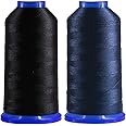 Amazon.com: Selric [3400Yards / Black + Navy Blue] Pack of 2 Tex 70 ...