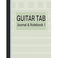 Amazon.com: Guitar Tab Journal & Notebook 1: Tablature for Guitar ...