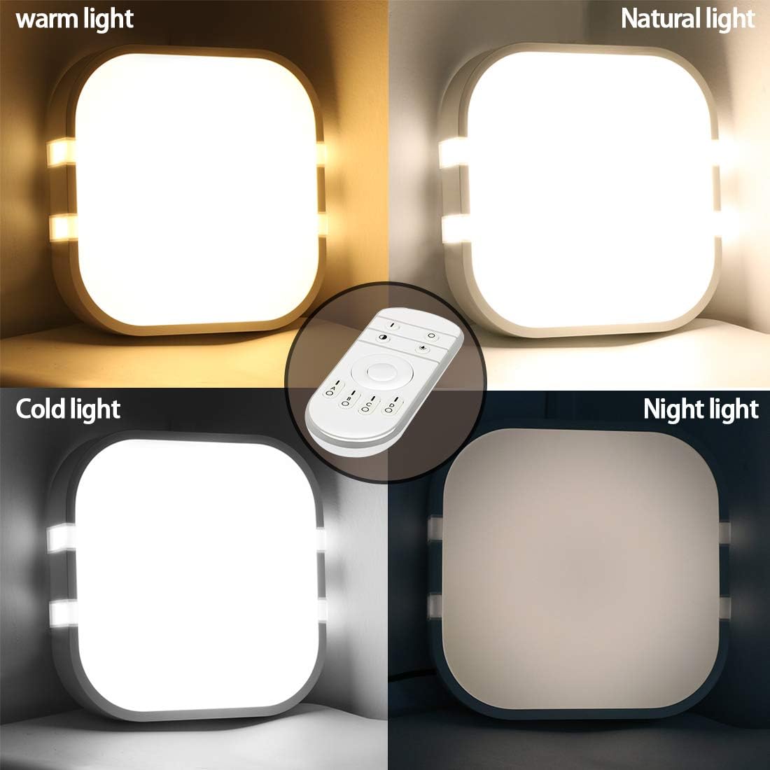 Dimmable Intelligent Ceiling Light with Remote Control Led Ceiling Lamp ...