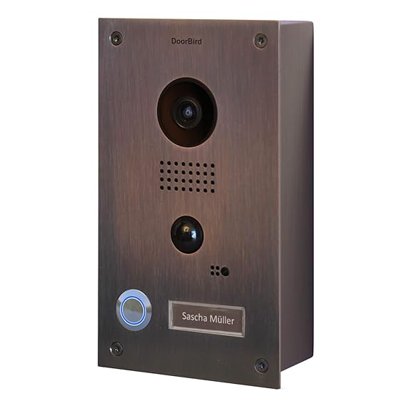 Doorbird IP Video doorbell panel D201B, stainless steel: Amazon.co.uk ...