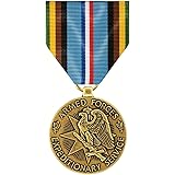 Amazon.com: Armed Forces Expeditionary (AFEM) Medal Gold Plated ...