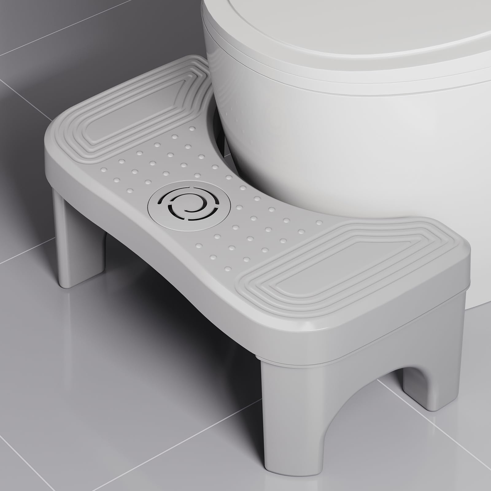 Recximi Toilet Poop Stool, 7" Height Squatting Potty for Adults, Toilet ...