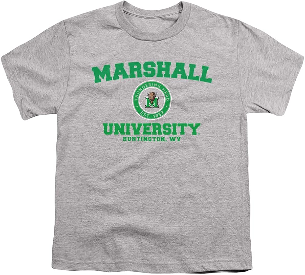 Amazon.com: Marshall University Official Circle Logo Unisex Youth T ...